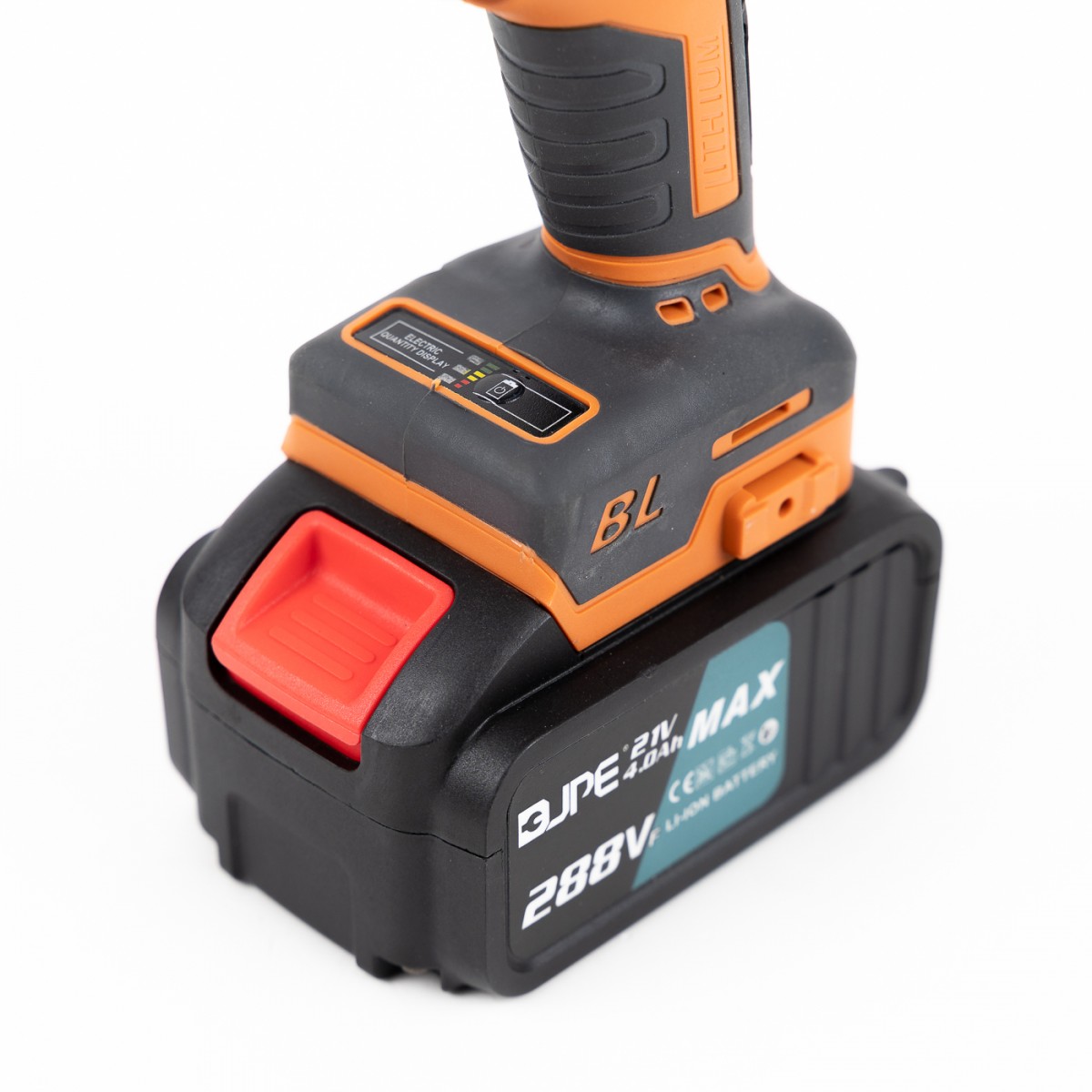 Set bormasina si cheie insurubat cu impact JPE, 2 acumulatori, 21V, 4Ah, trusa